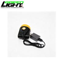China 10000Lux Cordless Mining Cap Lamp Rechargeable LED Miner Headlamp IP68 Waterproof Lightweight Magnetic Charging GL2.5-C for sale