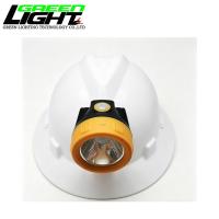 China 10000Lux Cordless Mining Cap Lamp Rechargeable LED Miner Headlamp IP68 Waterproof Lightweight Magnetic Charging GL2.5-C for sale