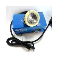 China Rechargeable LED Mining Headlamp Corded Cap Lamp IP67 Waterproof 7.8Ah Industrial Safety Light for sale