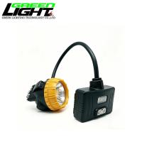 China Corded Mining Cap Lamp 15000Lux LED Miner Headlamp IP68 Waterproof Rechargeable 6.8Ah Battery Underground Mining Light for sale