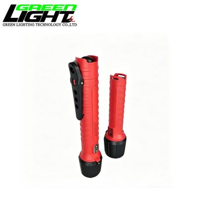 China Rechargeable LED Flashlight Industrial Inspection Torch IP68 Waterproof USB Charging Digital Display Work Light for sale