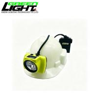 China Rechargeable Mining Cap Lamp 16000Lux LED Miner Headlamp OLED Display IP68 Waterproof with Rear Strobe Light for sale