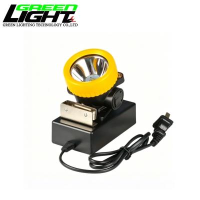 China Cordless Mining Cap Lamp 5000Lux LED Miner Headlamp Rechargeable IP68 Waterproof for Underground Work for sale