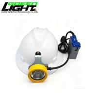 China 15000Lux Corded Mining Cap Lamp Rechargeable LED Miner Headlamp IP68 Waterproof 7800mAh Underground Light for sale