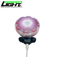 China LED Warning Light designed for high visibility up to 1600 meters underwater with rechargeable battery and multiple colors for sale