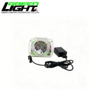 China 13000Lux Cordless Mining Cap Lamp IP68 Rechargeable LED Miner Headlamp with OLED Display GLC-6 for sale