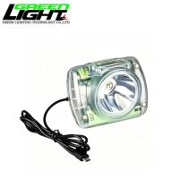 China 13000Lux Cordless Mining Cap Lamp IP68 Rechargeable LED Miner Headlamp with OLED Display GLC-6 for sale