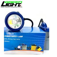 China 3.7V LED Corded Miner Cap Lamp 7800mAh Rechargeable Mining Headlamp 15000Lux IP68 Waterproof Underground Lighting GLT-7B for sale