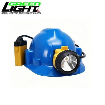 China GLC12-A Corded Mining Cap Lamp 25000Lux LED Miner Headlamp IP68 Waterproof Rechargeable Underground Mining Light for sale