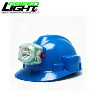 China GLC-6M Cordless Mining Cap Lamp 15000Lux Rechargeable LED Miner Headlamp IP68 Lightweight Underground Cap Lamp for sale