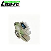 China Cordless Mining Cap Lamp 13000Lux LED Miner Headlamp IP68 Waterproof OLED Display Rechargeable Hard Hat Light GLC-6 for sale