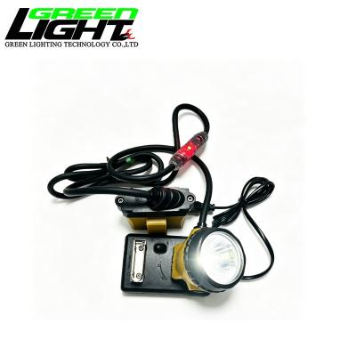 China GLC12-A Corded Mining Cap Lamp 25000Lux LED Miner Headlamp IP68 Waterproof 13.6Ah Rechargeable Underground Mining Light for sale