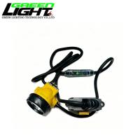 China GLC12-A Corded Mining Cap Lamp 25000Lux LED Miner Headlamp IP68 Waterproof 13.6Ah Rechargeable Underground Mining Light for sale
