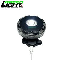 China High Visibility Rechargeable LED Mining Lamps with SOS Function and Flashing RGB Side Warning Lights Offering Strong White Center Illumination for sale