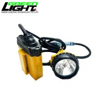 China Waterproof LED Mining Lamps Corded Cap Lamp with Rechargeable 10.4Ah Li ion Battery and 25000lux Brightness Suitable for Underground Coal Mining for sale