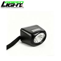 China 4500Lux Mining Cap Lamp Digital Display IP68 Waterproof Lightweight Corded Headlamp 4.5Ah Battery Stainless Steel Clip GL4.5-A for sale
