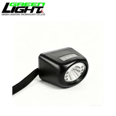 China 4500Lux Mining Cap Lamp Digital Display IP68 Waterproof Lightweight Corded Headlamp 4.5Ah Battery Stainless Steel Clip GL4.5-A for sale