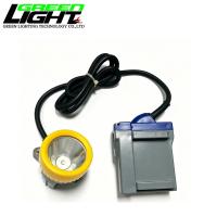 China Corded Mining Cap Lamp 15000Lux LED Miner Headlamp IP65 Waterproof 7.8Ah Rechargeable Helmet Light for Underground Mining for sale