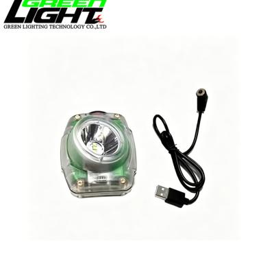 China 23000Lux Cordless Mining Cap Lamp GLC-6M Rechargeable LED Miner Headlamp IP68 Waterproof Hard Hat Light for Underground Mining for sale