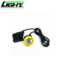 China GL8-D Corded Mining Cap Lamp 15000Lux Rechargeable LED Miner Headlamp IP68 Waterproof Underground Safety Light for sale