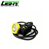 China GL8-D Corded Mining Cap Lamp 15000Lux Rechargeable LED Miner Headlamp IP68 Waterproof Underground Safety Light for sale