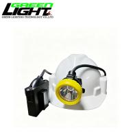 China GL8-D Corded Mining Cap Lamp 15000Lux Rechargeable LED Miner Headlamp IP68 Waterproof Underground Safety Light for sale