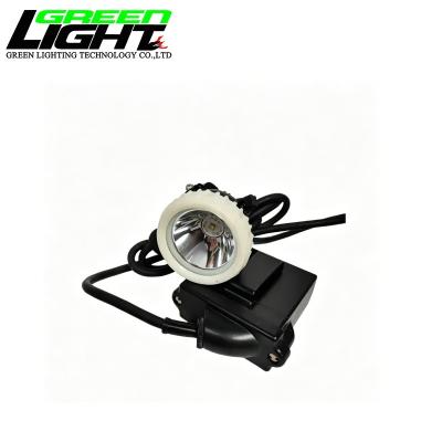 China 15000Lux Corded Mining Cap Lamp LED Miner Headlamp IP67 Waterproof 7.8Ah Rechargeable Underground Safety Light for sale