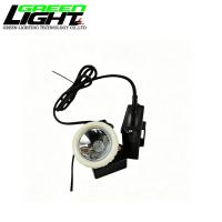 China 15000Lux Corded Mining Cap Lamp LED Miner Headlamp IP67 Waterproof 7.8Ah Rechargeable Underground Safety Light for sale