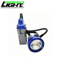 China 15000Lux Corded Mining Cap Lamp LED Miner Headlamp 7.8Ah Rechargeable IP67 Waterproof Underground Safety Light for sale
