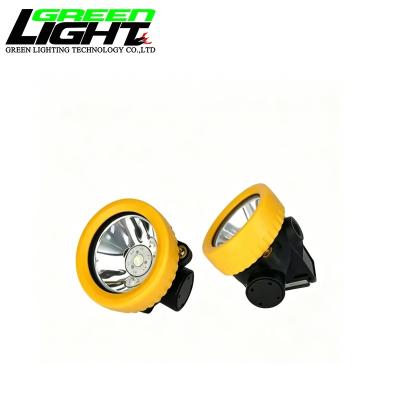 China Cordless Mining Cap Lamp 5000Lux Rechargeable LED Miner Headlamp Lightweight IP68 Mining Helmet Light GLT-2 for sale