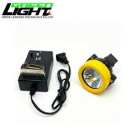 China Cordless Mining Cap Lamp 5000Lux Rechargeable LED Miner Headlamp Lightweight IP68 Mining Helmet Light GLT-2 for sale