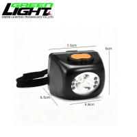 China GL4.5-A Corded Mining Cap Lamp 4500Lux LED Miner Headlamp IP68 Waterproof Digital Display Hard Hat Light for sale