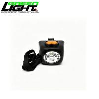 China GL4.5-A Corded Mining Cap Lamp 4500Lux LED Miner Headlamp IP68 Waterproof Digital Display Hard Hat Light for sale