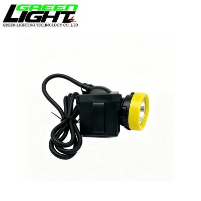 China 15000Lux Corded Mining Cap Lamp LED Miner Headlamp IP68 Waterproof Rechargeable Hard Hat Light Linterna Minera for sale
