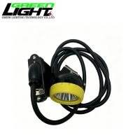China 15000Lux Corded Mining Cap Lamp LED Miner Headlamp IP68 Waterproof Rechargeable Hard Hat Light Linterna Minera for sale