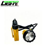 China 25000Lux Corded Mining Cap Lamp LED Miner Headlamp IP68 Waterproof 13.6Ah Rechargeable Hard Hat Light for sale