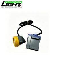 China Corded Mining Cap Lamp LED Miner Headlamp IP68 Waterproof Rechargeable Hard Hat Light 7800mAh Underground Mining Lamp 15000Lux for sale
