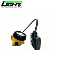 China GS12-A Corded Mining Cap Lamp 25000Lux LED Miner Headlamp IP68 Waterproof 6.8Ah Rechargeable Hard Hat Light for sale