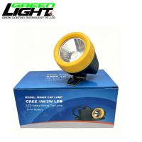 China Cordless Mining Cap Lamp GL2.5-C 10000Lux LED Miner Headlamp IP68 Waterproof Underground Safety Light for sale