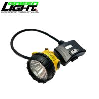 China Rechargeable LED Mining Lamps GS12-A Semi Corded Cap Lamp with 15000lux Brightness and IP68 Anti Explosive Protection for Mining Applications for sale