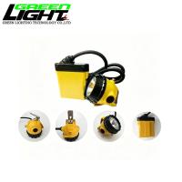 China Corded Mining Cap Lamp 25000Lux LED Miner Headlamp IP68 Waterproof 13.6Ah Battery Forestry Helmet Light Hard Hat Light for sale
