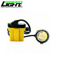 China Corded Mining Cap Lamp 25000Lux LED Miner Headlamp IP68 Waterproof 13.6Ah Battery Forestry Helmet Light Hard Hat Light for sale