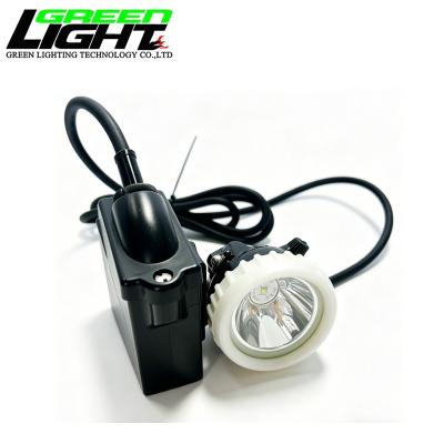 China Rechargeable LED Mining Headlamp Corded Cap Lamp IP67 Waterproof 7.8Ah Industrial Safety Light for sale