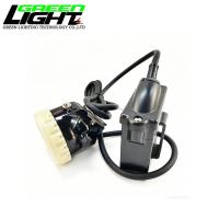 China Rechargeable LED Mining Headlamp Corded Cap Lamp IP67 Waterproof 7.8Ah Industrial Safety Light for sale