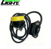 China 15000Lux Corded Mining Cap Lamp LED Miner Headlamp IP68 Rechargeable Hard Hat Light for Underground Mining Linterna Minera for sale