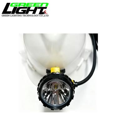 China 25000Lux Mining Headlamp IP68 Waterproof Explosion-proof Corded Cap Lamp for Underground Coal Mining 13.6Ah LG Battery for sale