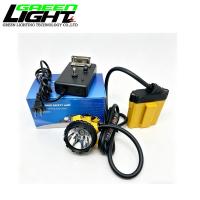 China GLC12-A Corded Mining Cap Lamp 25000Lux LED Miner Headlamp IP68 Waterproof 13.6Ah Rechargeable Underground Light for sale