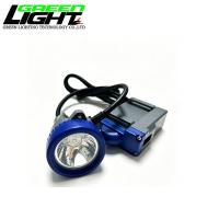 China 3.7V LED Corded Miner Cap Lamp 7800mAh Rechargeable Mining Headlamp 15000Lux IP68 Waterproof Underground Lighting GLT-7B for sale