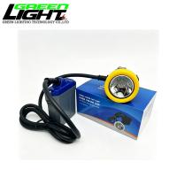 China Rechargeable LED Miner Cap Lamp 3.7V 7800mAh Mining Headlamp 17H Working Time Underground Industrial Safety Headlight for sale
