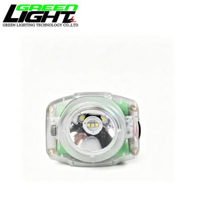 China Cordless LED Mining Cap Lamp 13000Lux Rechargeable Miner Headlamp IP68 Waterproof OLED Display GLC-6 for sale